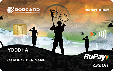 BOB India Army Yodha Credit Card – Offers, Benefits, Credit card for ...
